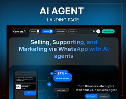 Create Landing Page with AI
